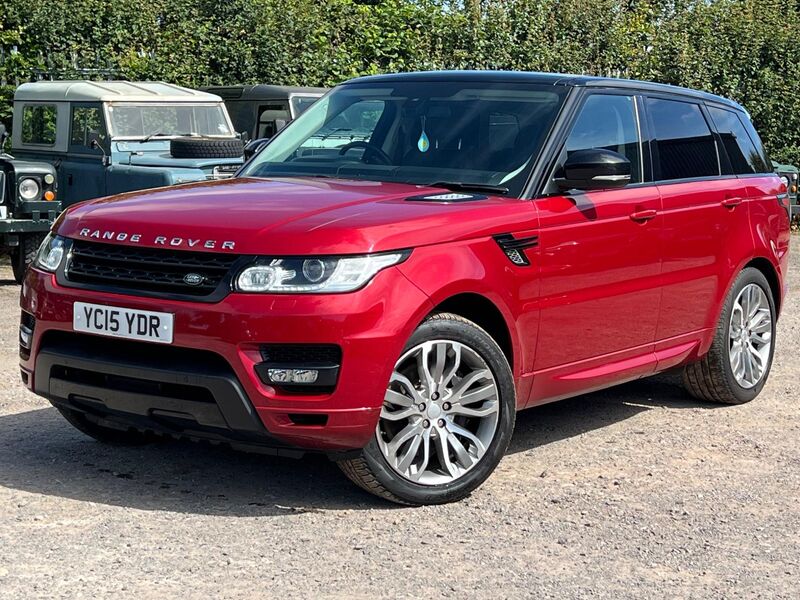 Used LAND ROVER RANGE ROVER SPORT 2015 Red in Yeovil, Somerset | Gerald ...