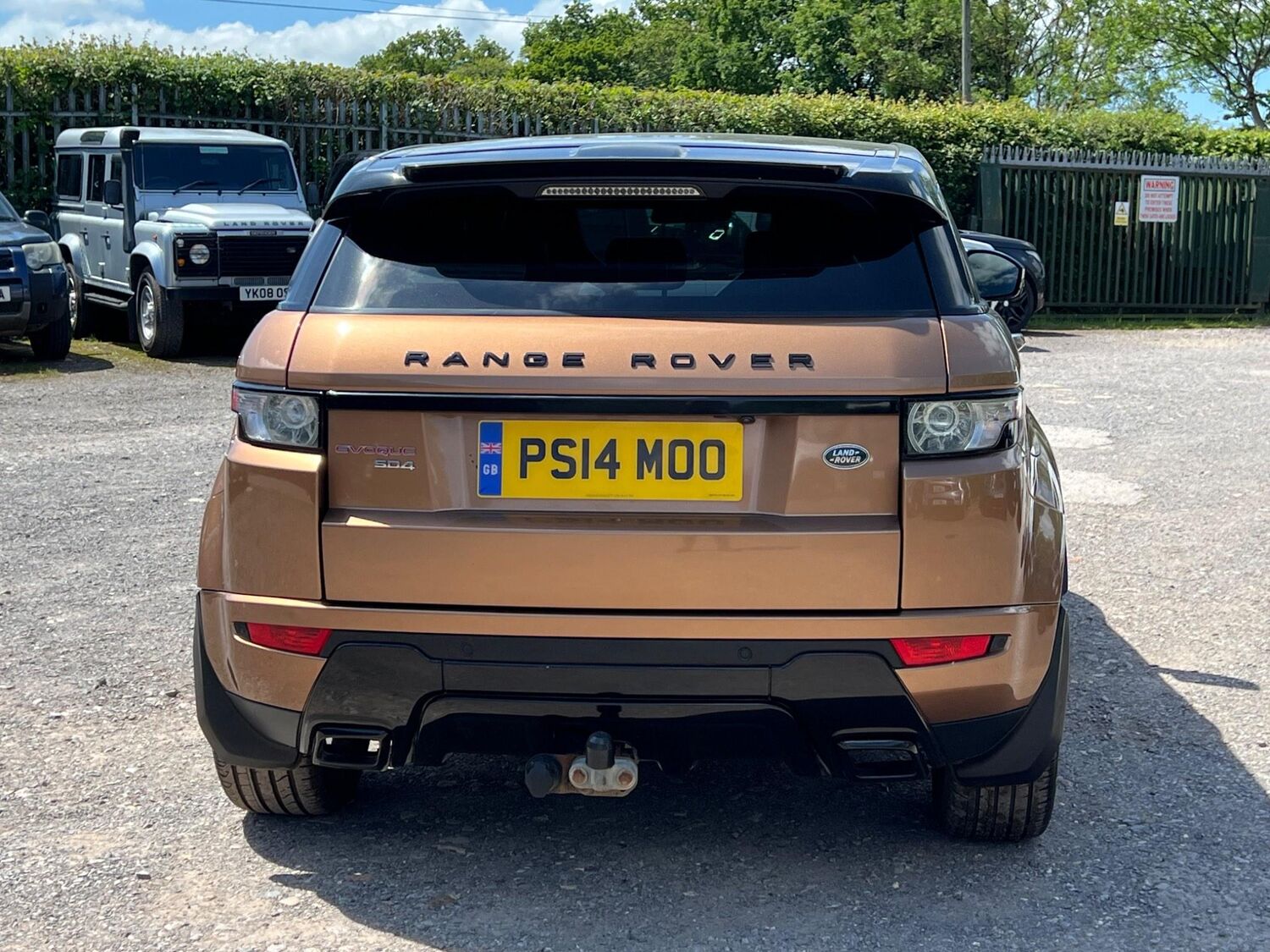 SOLD - Used LAND ROVER RANGE ROVER EVOQUE 2014 Bronze in Yeovil ...