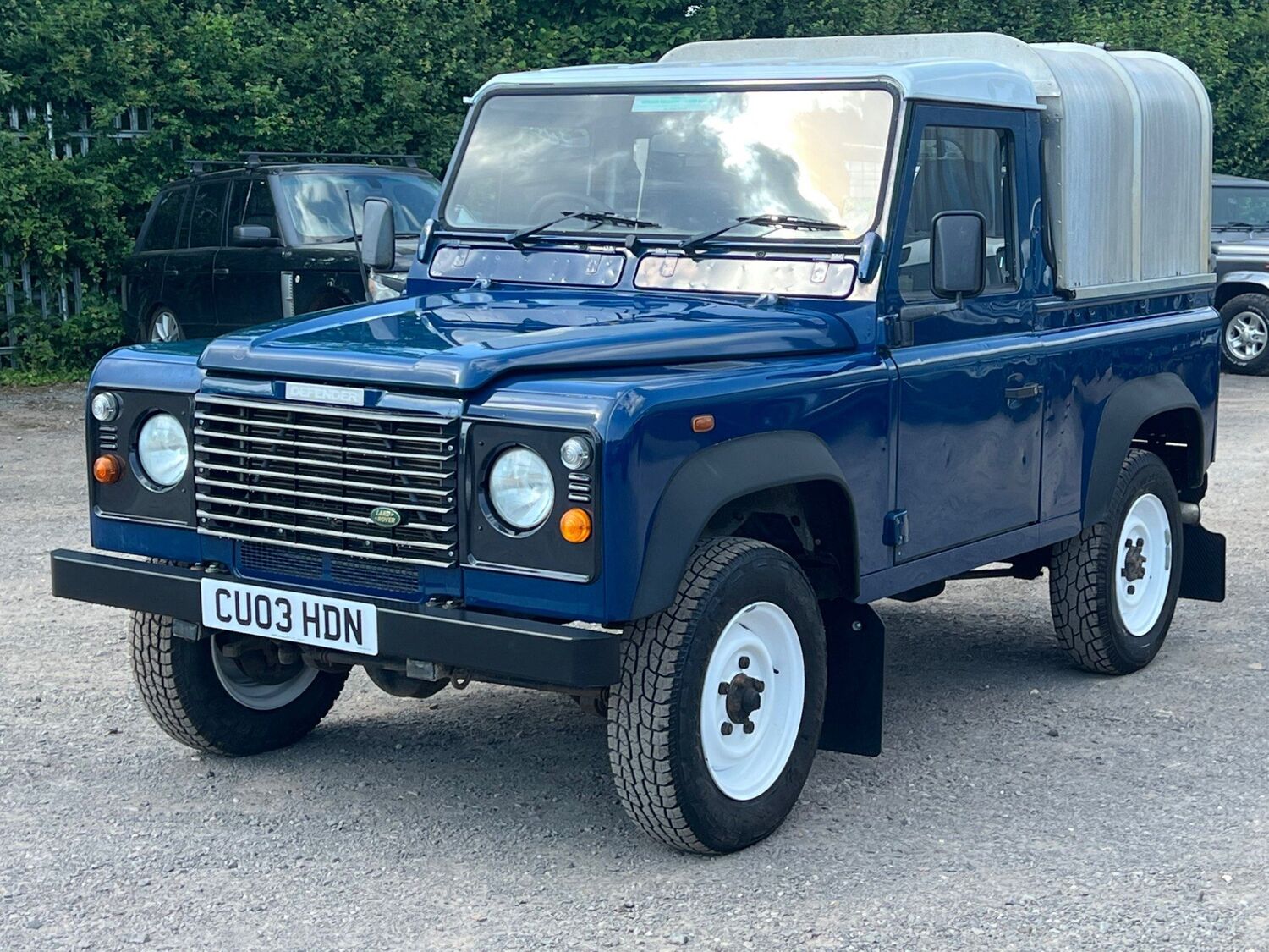SOLD - Used LAND ROVER DEFENDER 90 2003 Blue in Yeovil, Somerset ...