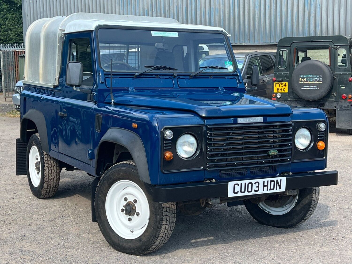 SOLD - Used LAND ROVER DEFENDER 90 2003 Blue in Yeovil, Somerset ...