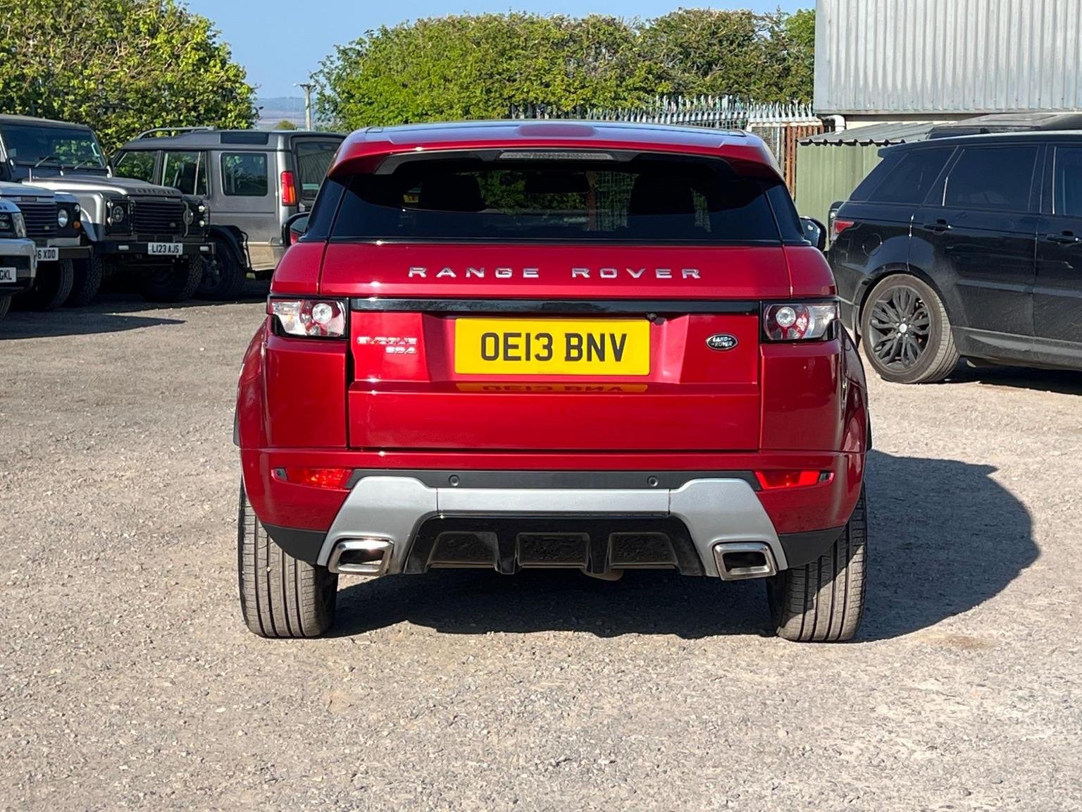 SOLD - Used LAND ROVER RANGE ROVER EVOQUE 2013 Red in Yeovil, Somerset ...