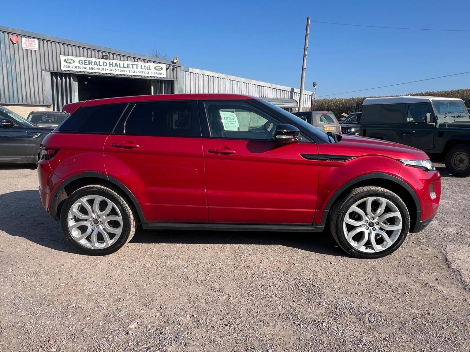 SOLD - Used LAND ROVER RANGE ROVER EVOQUE 2013 Red in Yeovil, Somerset ...