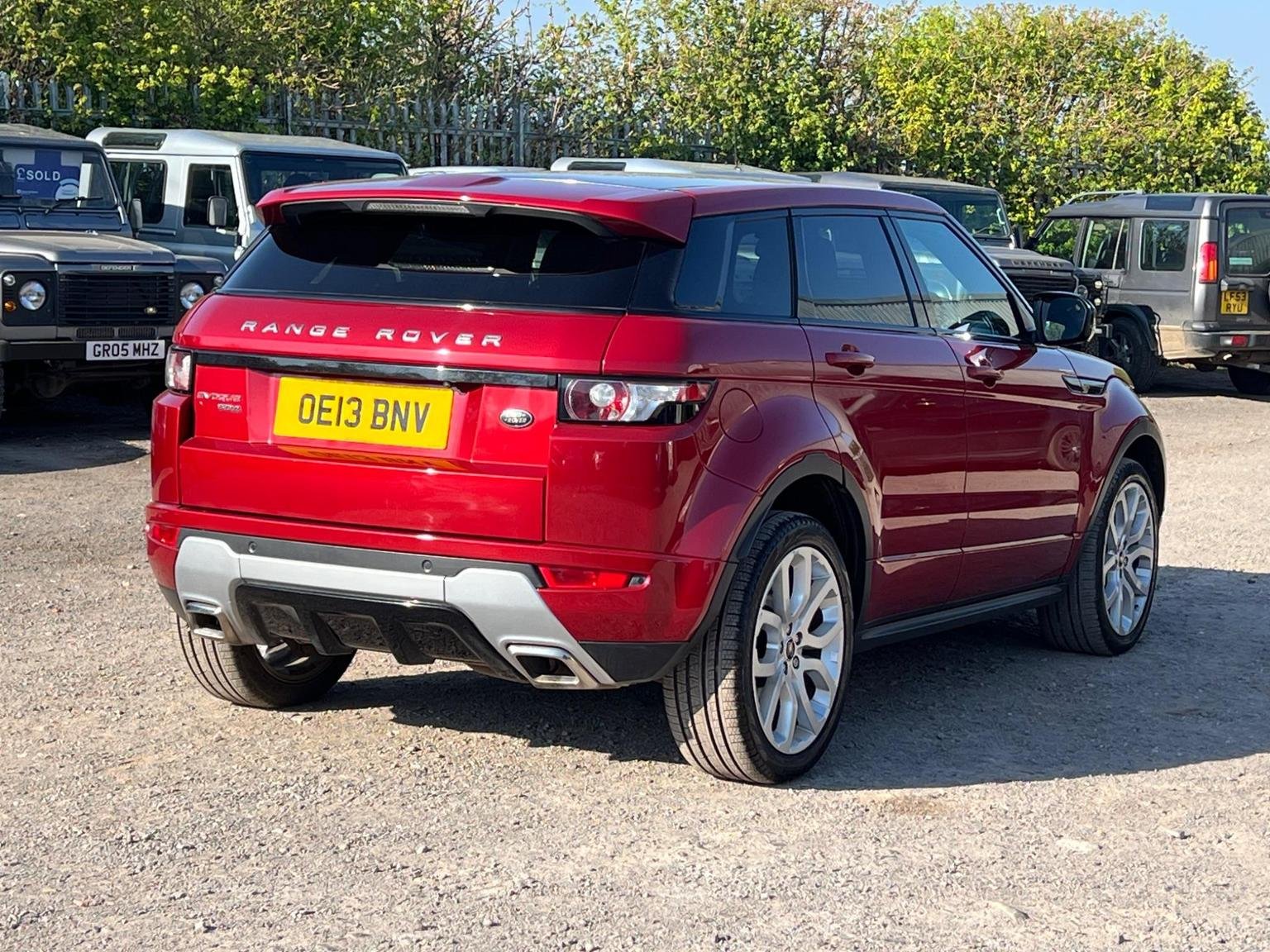 SOLD - Used LAND ROVER RANGE ROVER EVOQUE 2013 Red in Yeovil, Somerset ...